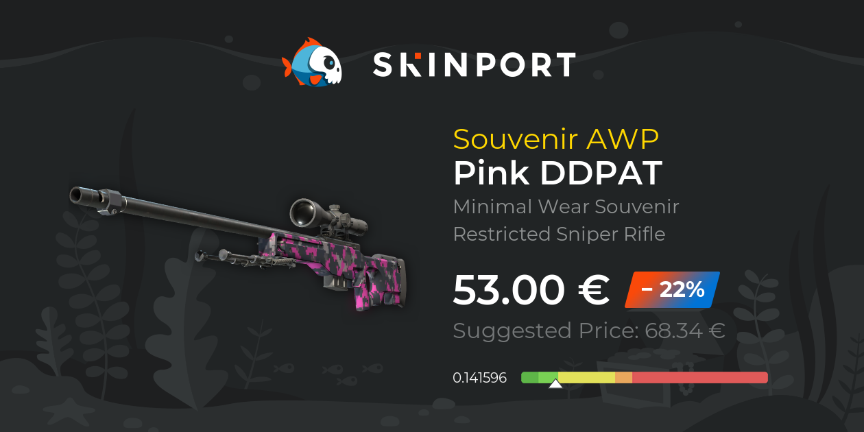Souvenir AWP | Pink DDPAT (Minimal Wear) - Counter-Strike 2 - Skinport