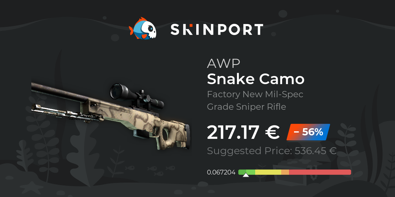 AWP | Snake Camo (Factory New) - Counter-Strike 2 - Skinport