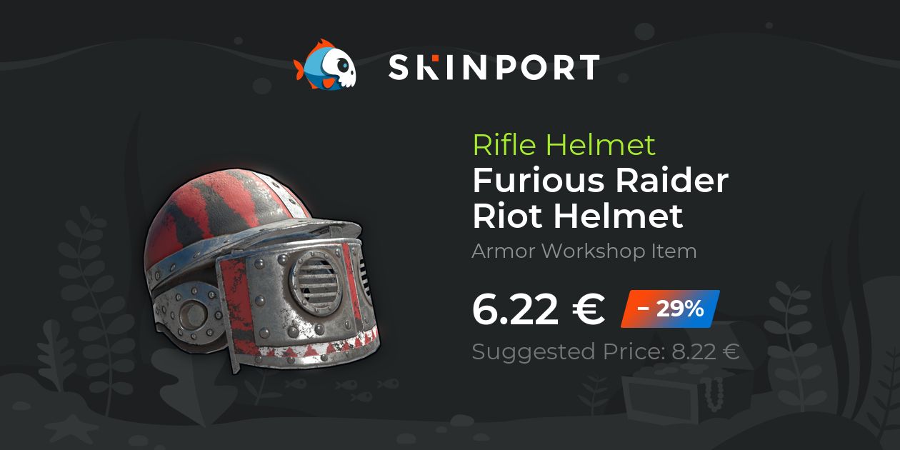 Furious Raider Riot Helmet - Rust - Skinport