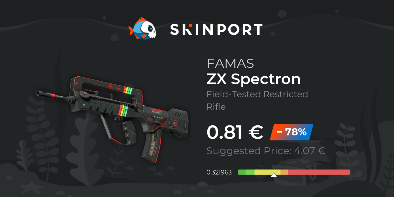 FAMAS | ZX Spectron (Field-Tested) - Counter-Strike 2 - Skinport