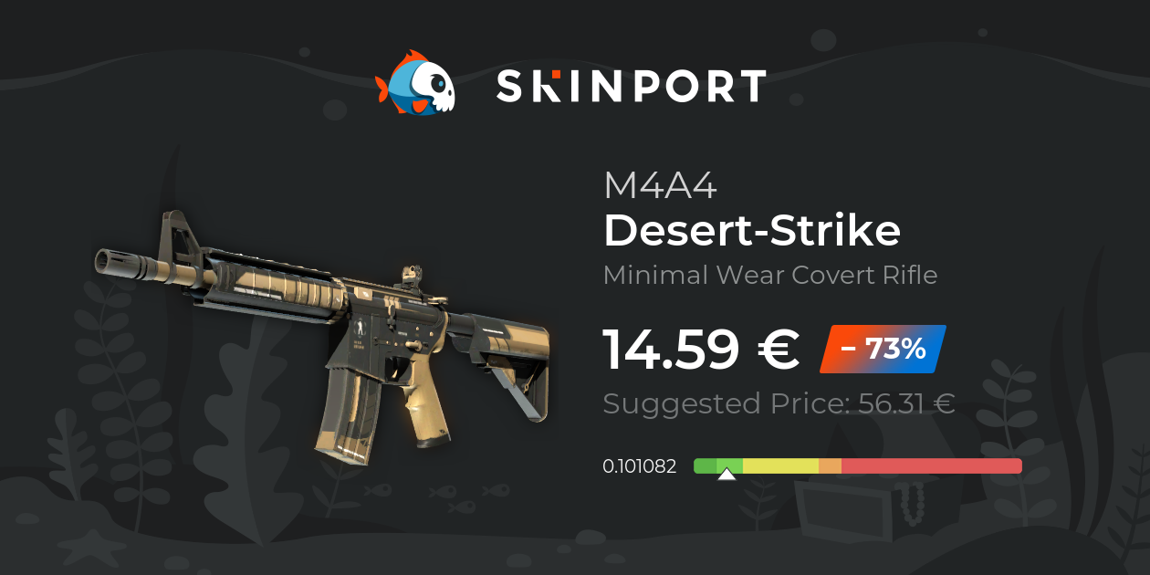 M4A4 | Desert-Strike (Minimal Wear) - Counter-Strike 2 - Skinport