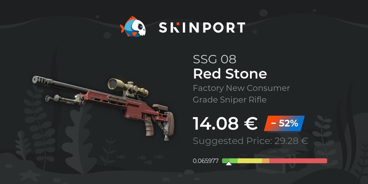 SSG 08 | Red Stone (Factory New) - Counter-Strike 2 - Skinport