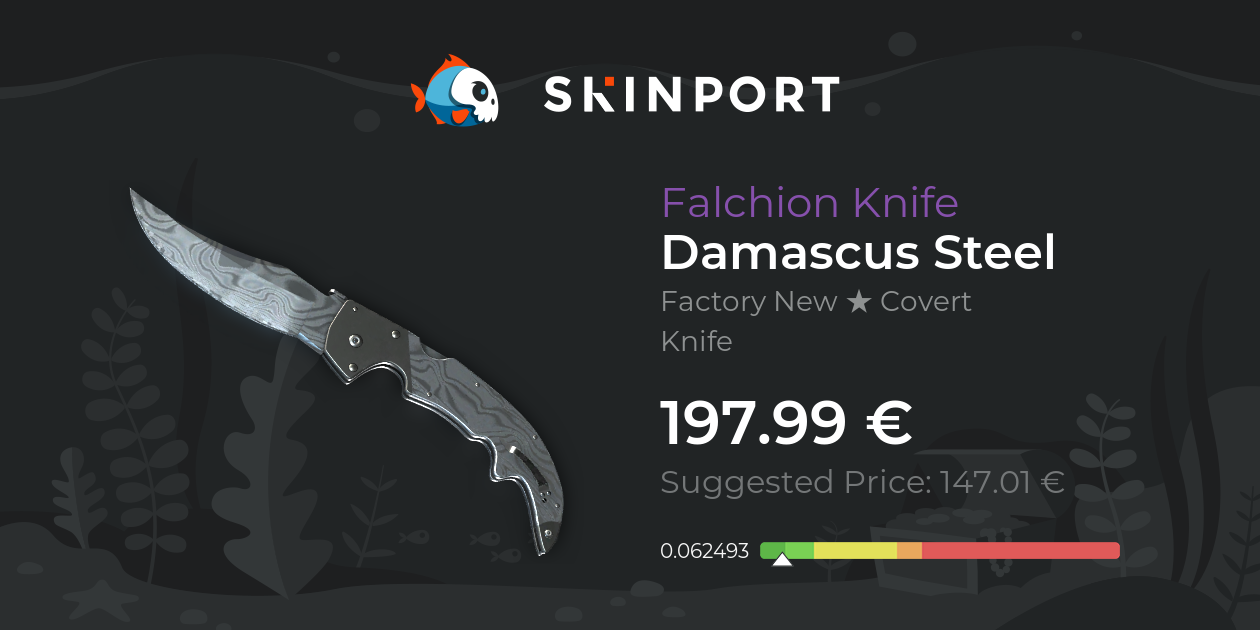 Falchion Knife | Damascus Steel (Factory New) - Counter-Strike 2 - Skinport