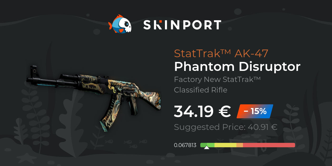 StatTrak™ AK-47 | Phantom Disruptor (Factory New) - CS:GO - Skinport
