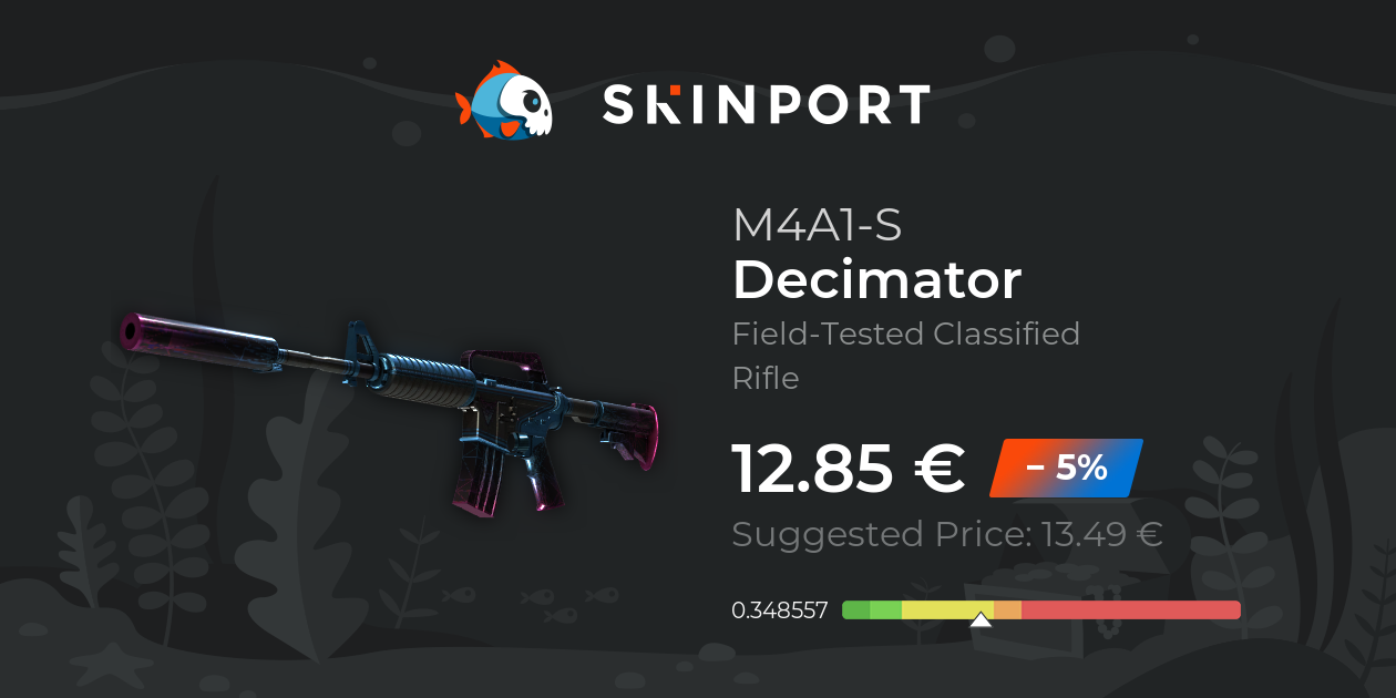 M4A1-S | Decimator (Field-Tested) - Counter-Strike 2 - Skinport