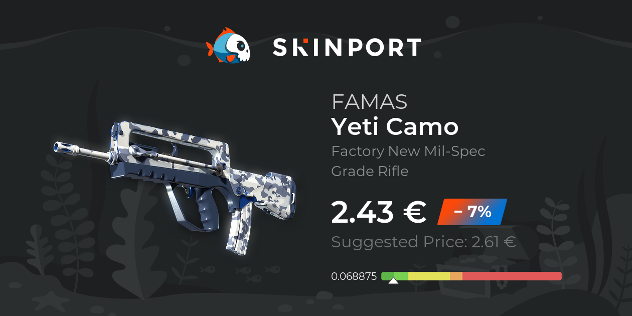 FAMAS | Yeti Camo (Factory New) - Counter-Strike 2 - Skinport