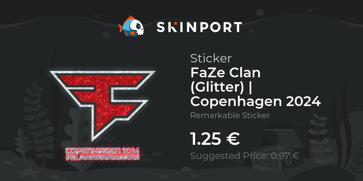 Sticker | FaZe Clan (Glitter) | Copenhagen 2024 - Counter-Strike 2 ...