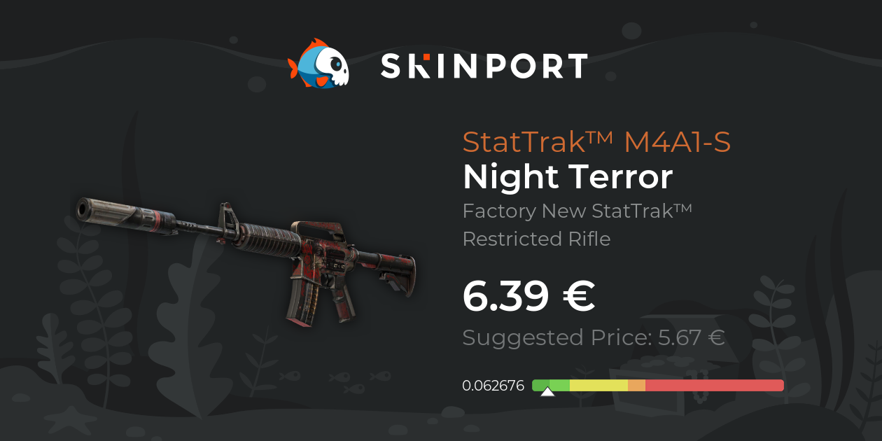 StatTrak™ M4A1-S | Night Terror (Factory New) - Counter-Strike 2 - Skinport