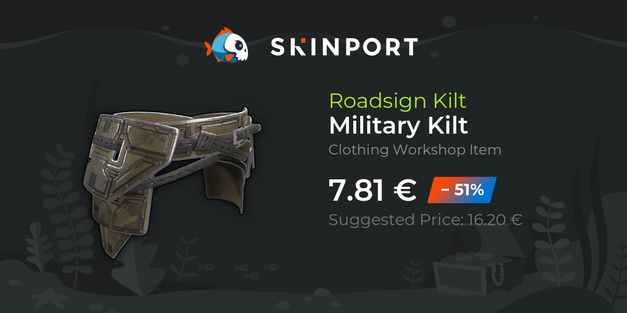 Military Kilt - Rust - Skinport