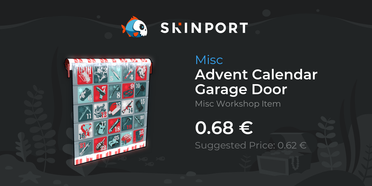 Advent Calendar Garage Door - Rust - Skinport