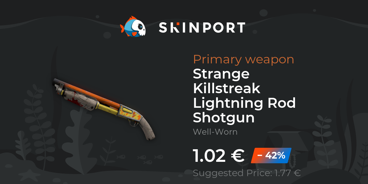Strange Killstreak Lightning Rod Shotgun (Well-Worn) - Team Fortress 2 ...