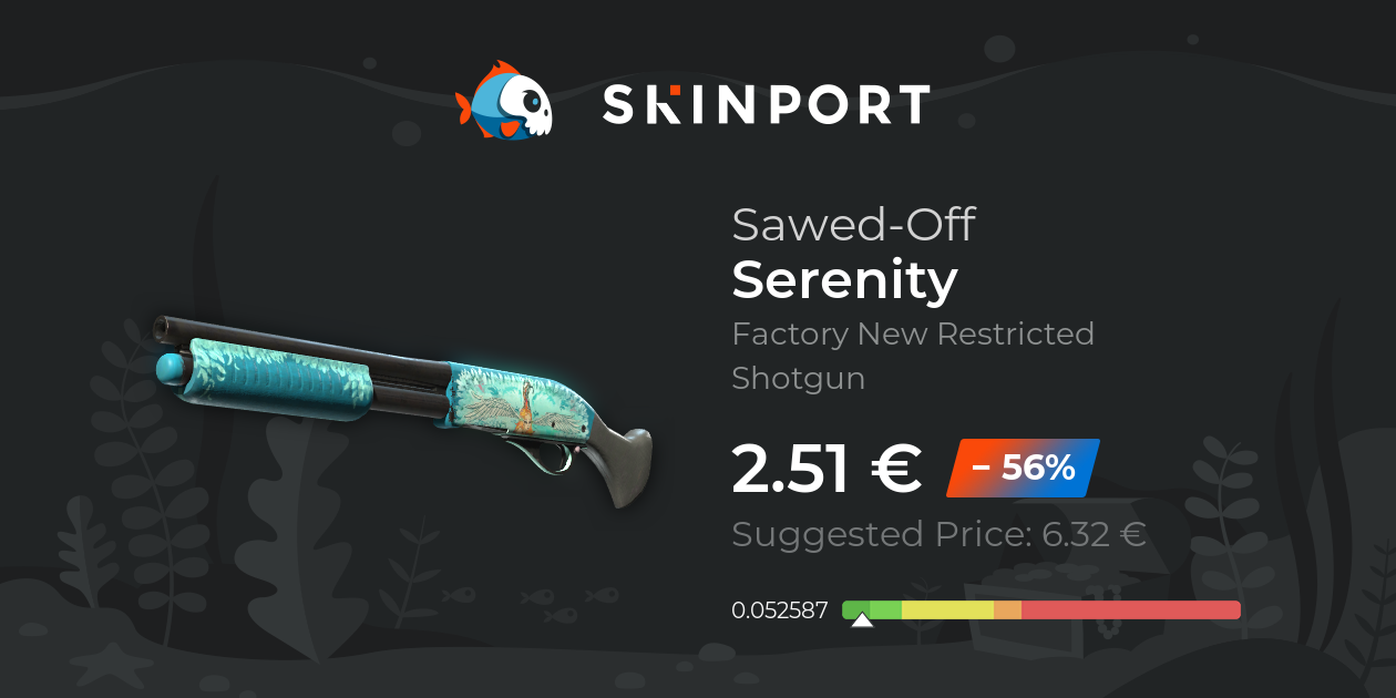 Sawed-Off | Serenity (Factory New) - Counter-Strike 2 - Skinport