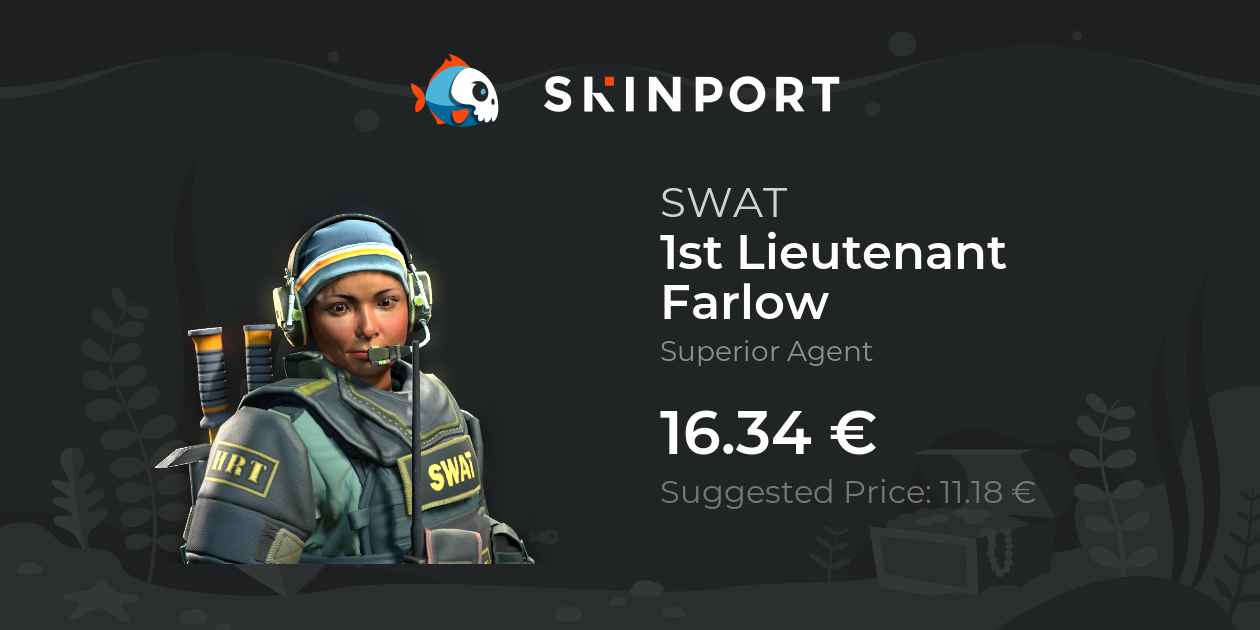 1st Lieutenant Farlow | SWAT - Counter-Strike 2 - Skinport