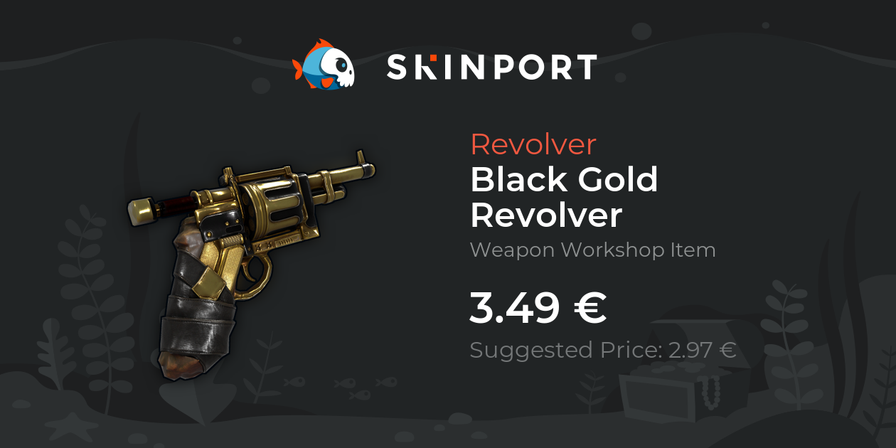 Black Gold Revolver - Rust - Skinport