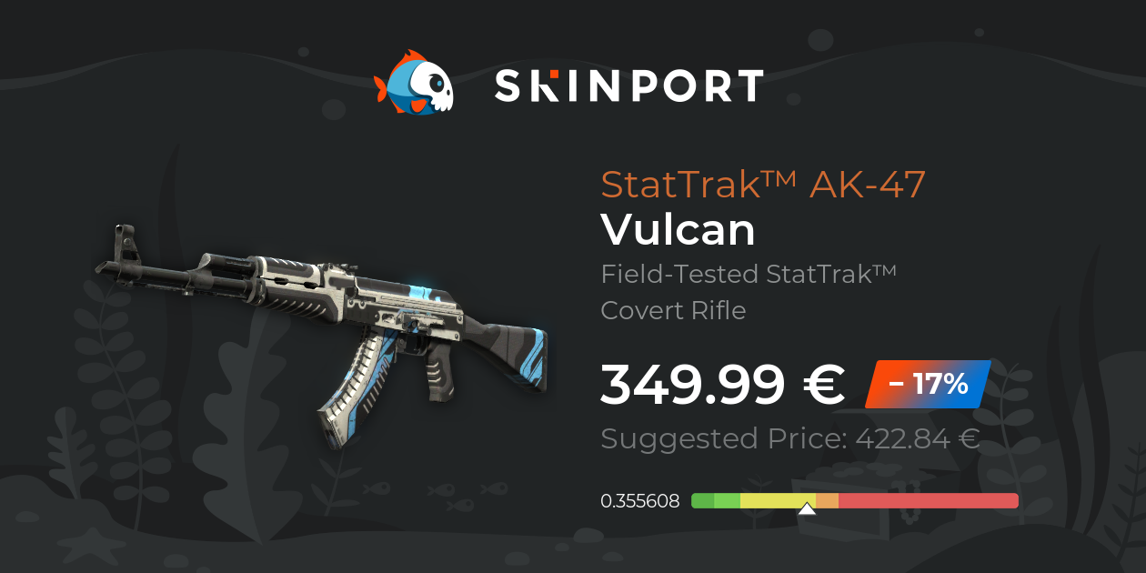 StatTrak™ AK-47 | Vulcan (Field-Tested) - Counter-Strike 2 - Skinport