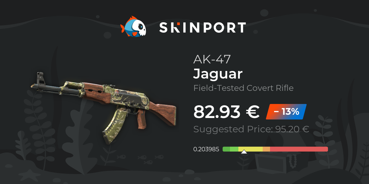 AK-47 | Jaguar (Field-Tested) - Counter-Strike 2 - Skinport