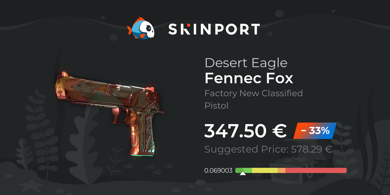 Desert Eagle | Fennec Fox (Factory New) - Counter-Strike 2 - Skinport
