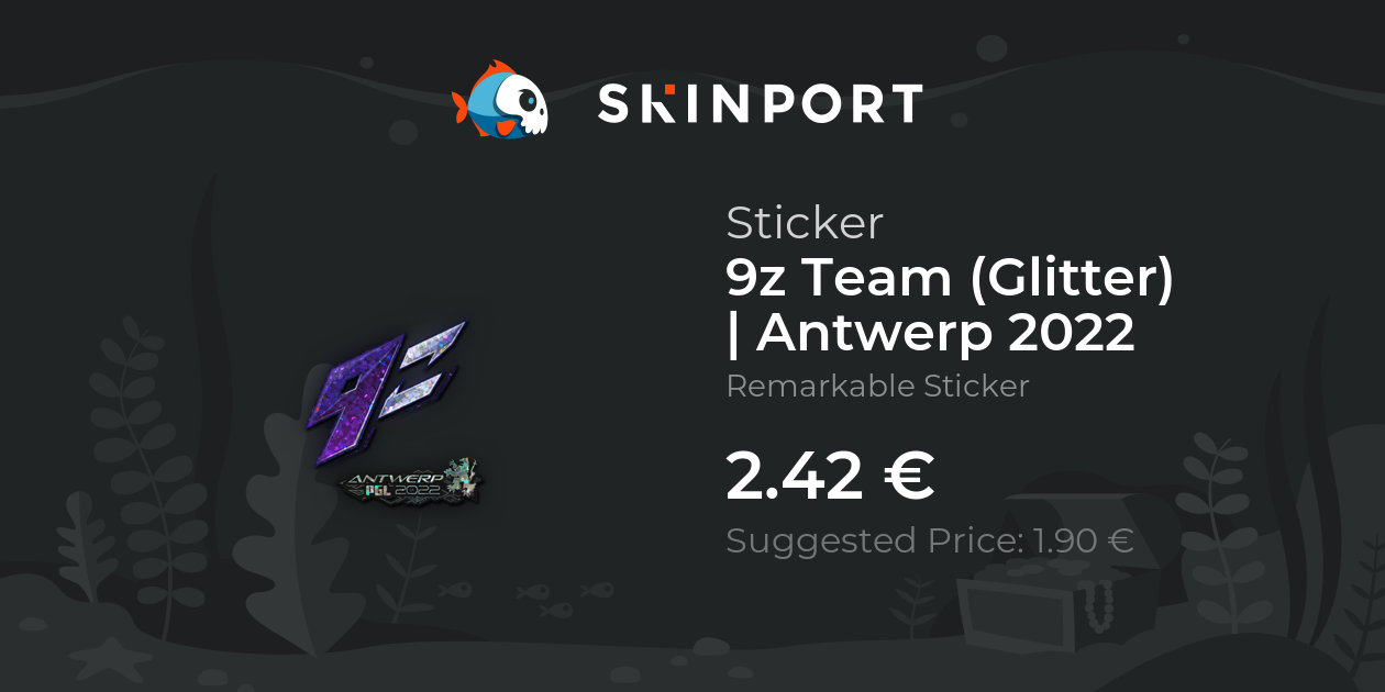 Sticker | 9z Team (Glitter) | Antwerp 2022 - CS:GO - Skinport