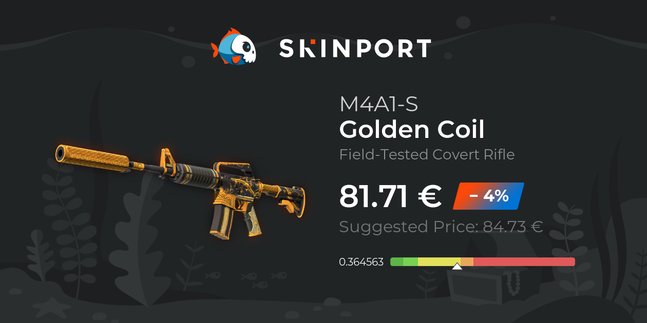 M4A1-S | Golden Coil (Field-Tested) - Counter-Strike 2 - Skinport