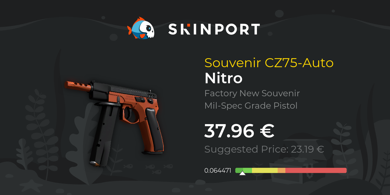 CZ75-Auto (Souvenir) | Nitro (Fabrikneu) - Counter-Strike 2 - Skinport