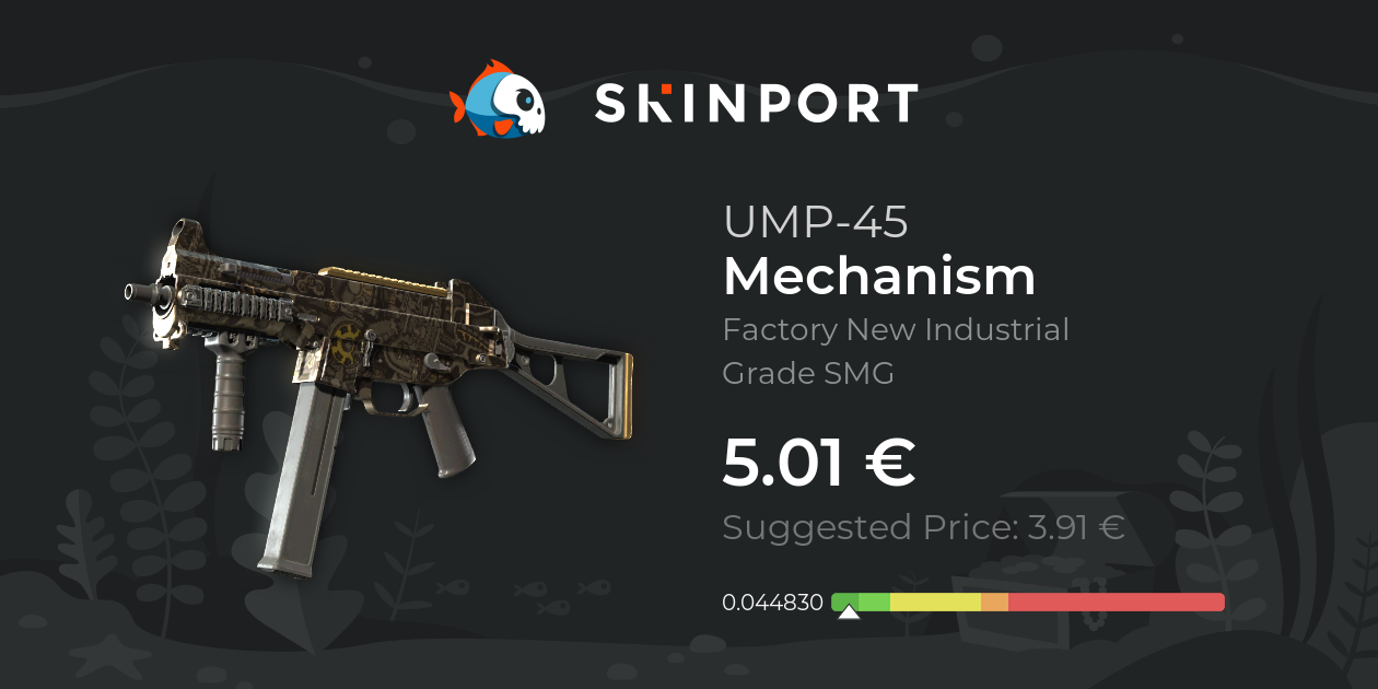 UMP-45 | Mechanism (Factory New) - Counter-Strike 2 - Skinport