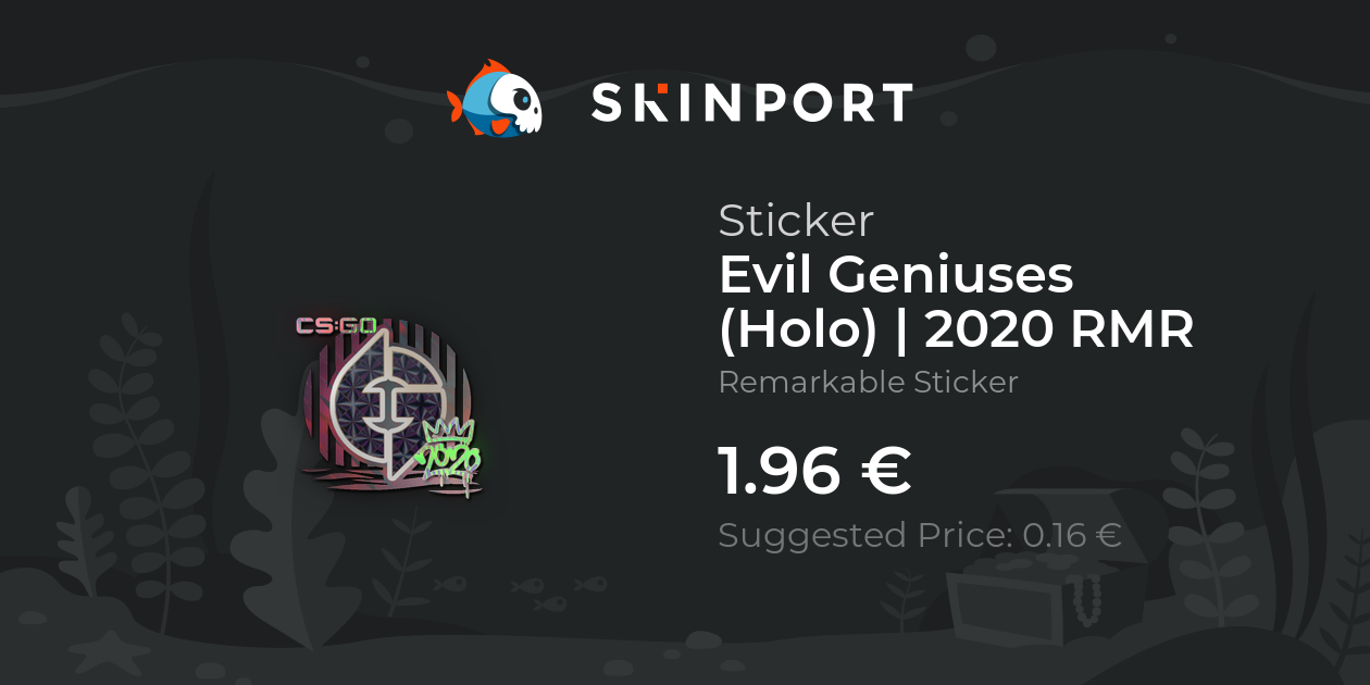 Sticker | Evil Geniuses (Holo) | 2020 RMR - Counter-Strike 2 - Skinport