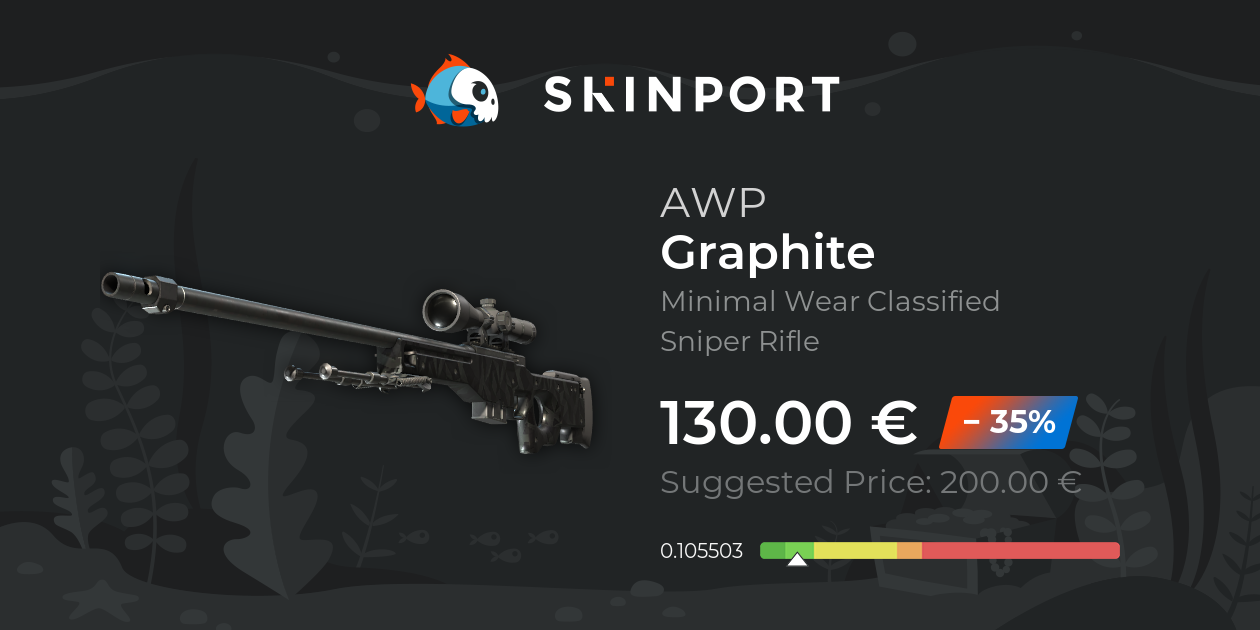 AWP | Graphite (Minimal Wear) - Counter-Strike 2 - Skinport