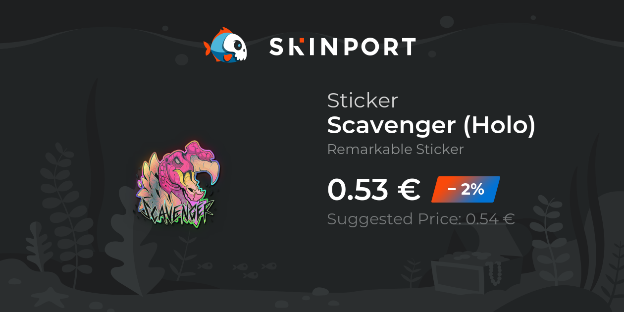 Sticker | Scavenger (Holo) - Counter-Strike 2 - Skinport