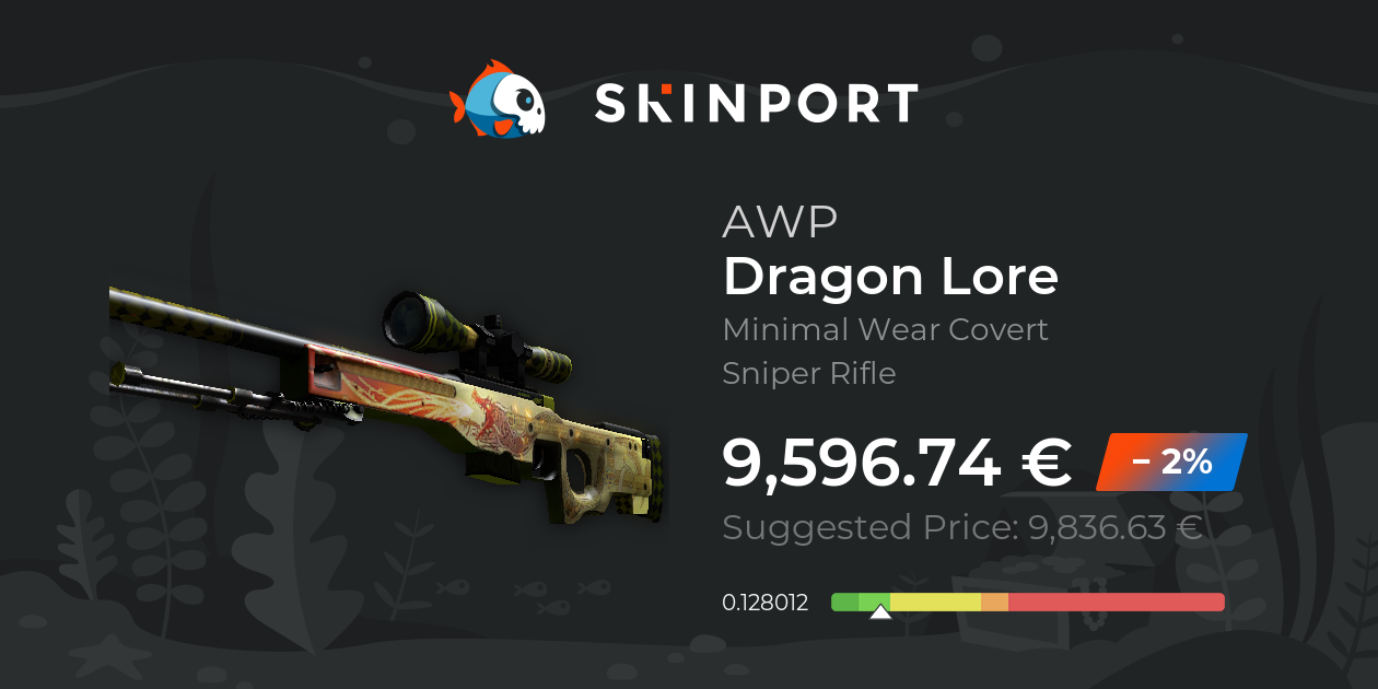 AWP | Dragon Lore (Minimal Wear) - Counter-Strike 2 - Skinport