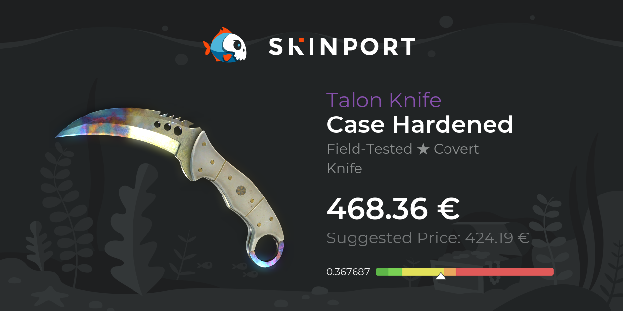 Talon Knife | Case Hardened (Field-Tested) - Counter-Strike 2 - Skinport