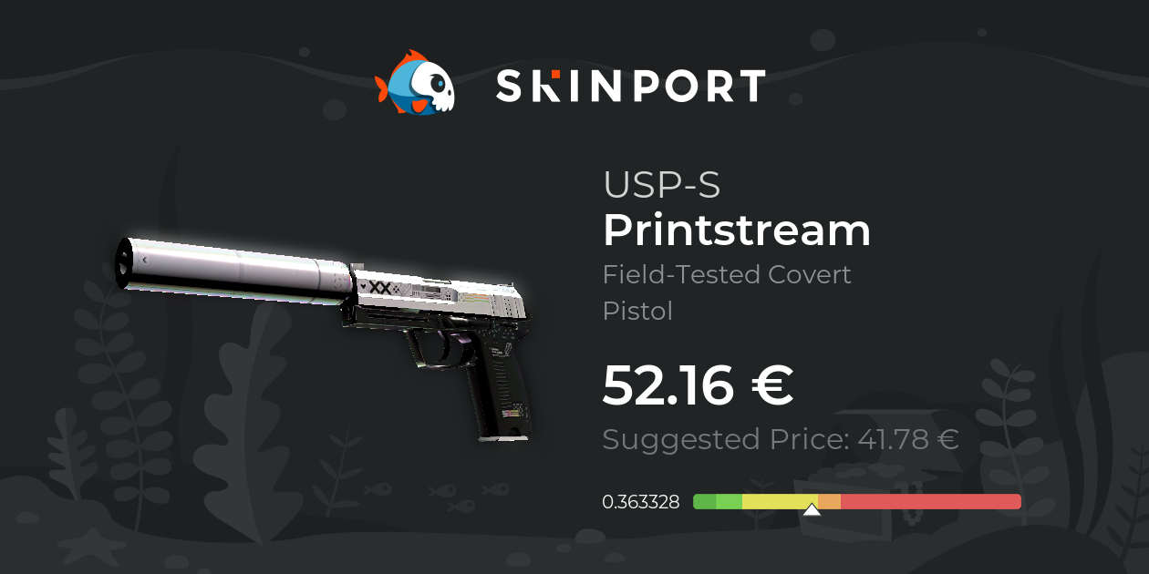 USP-S | Printstream (Field-Tested) - CS2 - Skinport