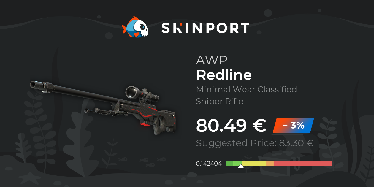 AWP | Redline (Minimal Wear) - Counter-Strike 2 - Skinport