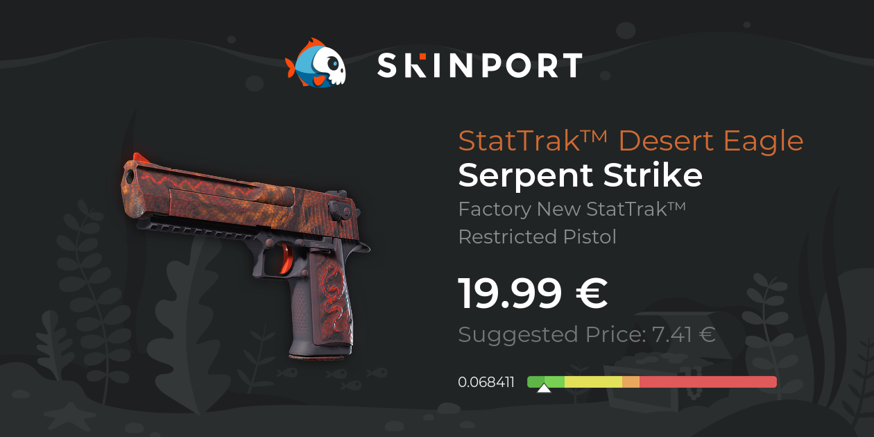StatTrak™ Desert Eagle | Serpent Strike (Factory New) - Counter-Strike ...