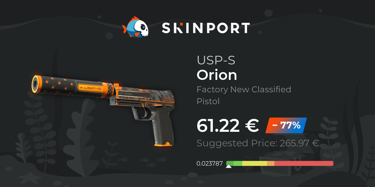 USP-S | Orion (Fabrikneu) - Counter-Strike 2 - Skinport