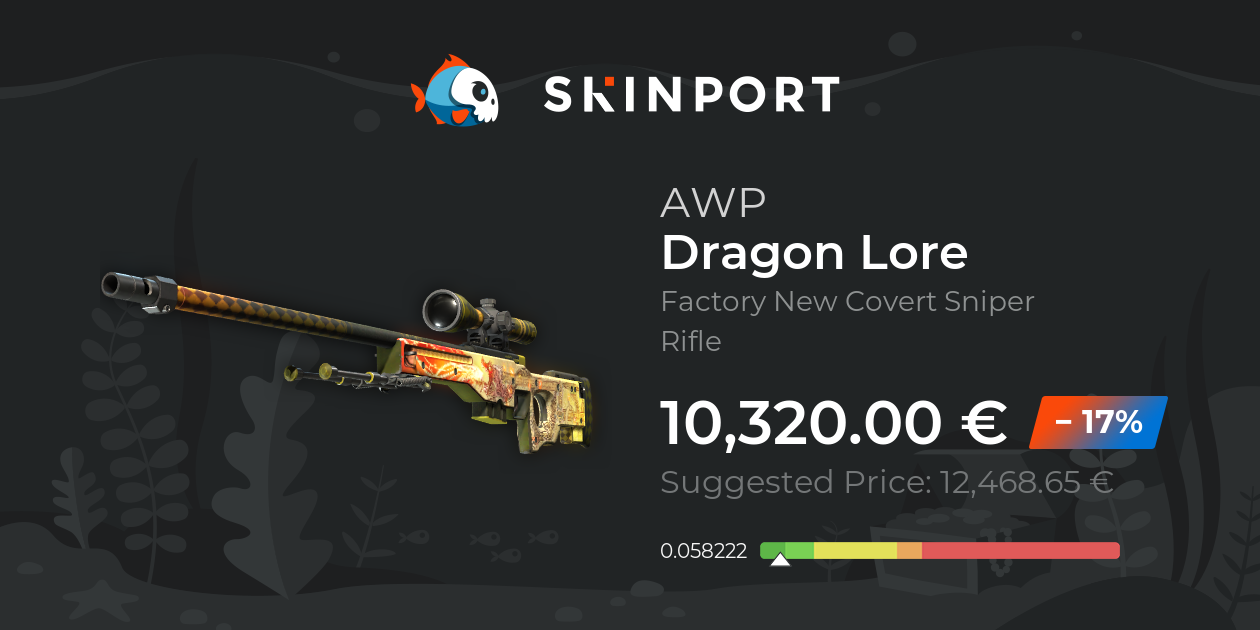 AWP | Dragon Lore (Fabriksny) - Counter-Strike 2 - Skinport