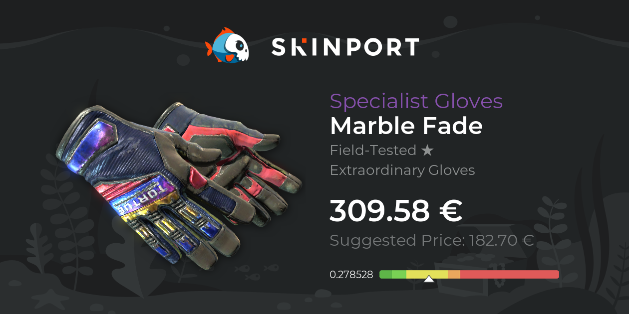 Specialist Gloves | Marble Fade (Field-Tested) - Counter-Strike 2 ...