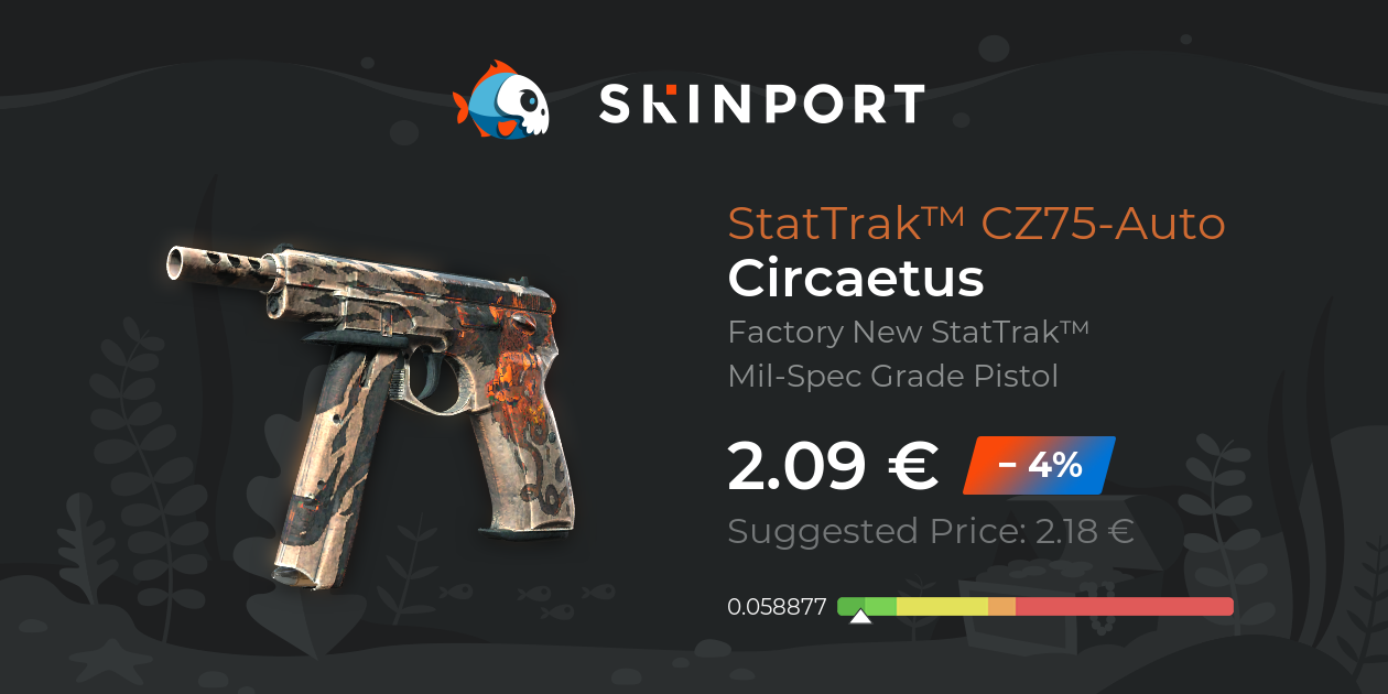 CZ75-Auto StatTrak™ | Circaetus (Recién fabricado) - Counter-Strike 2 - Skinport