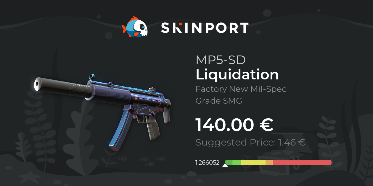 MP5-SD | Liquidation (Factory New) - Counter-Strike 2 - Skinport