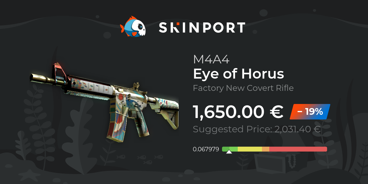 M4A4 | Eye of Horus (崭新出厂) - CS2 - Skinport
