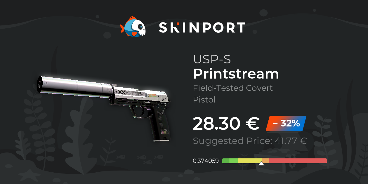 USP-S | Printstream (Field-Tested) - Counter-Strike 2 - Skinport