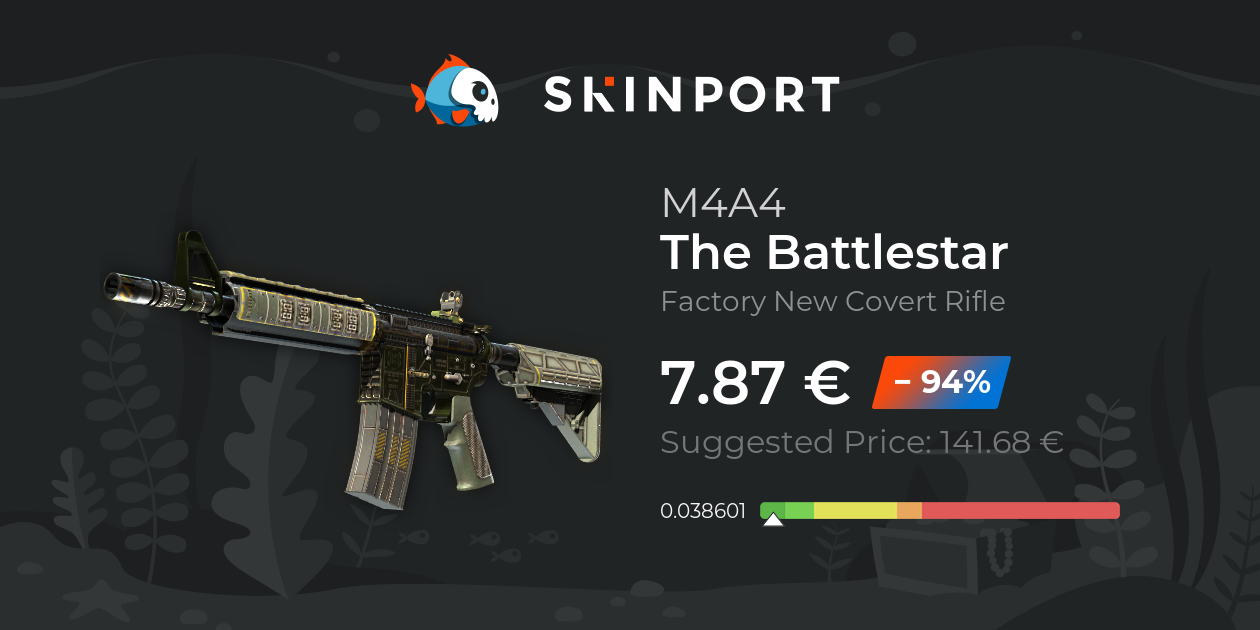 M4A4 | The Battlestar (Factory New) - Counter-Strike 2 - Skinport