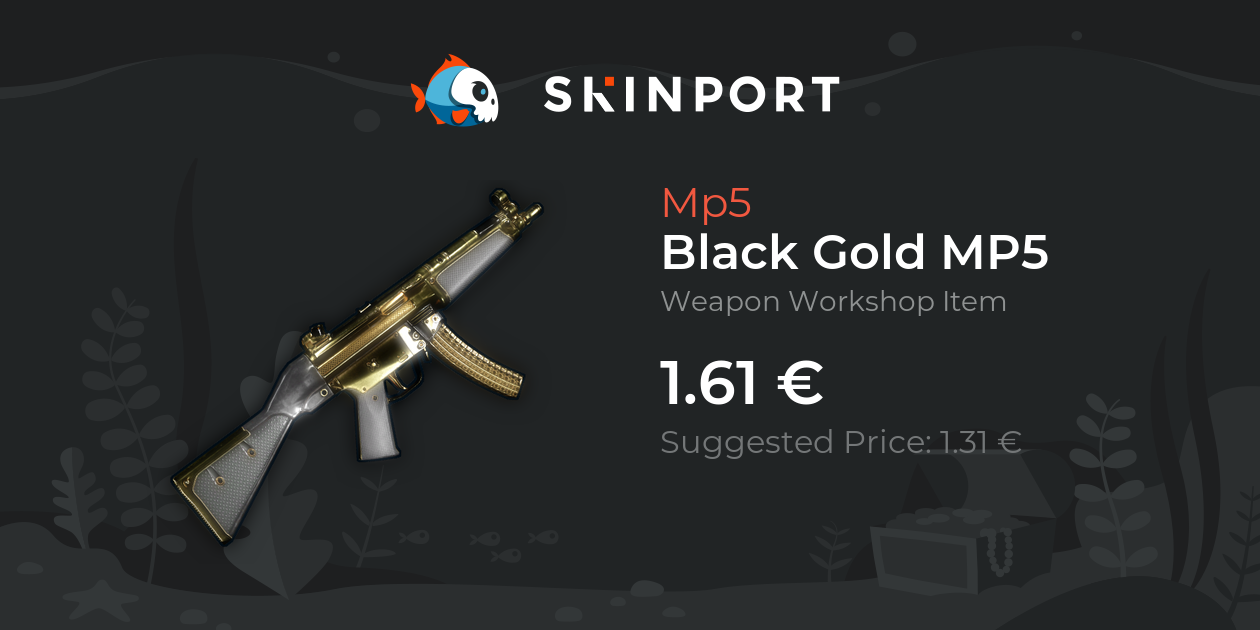 Black Gold MP5 - Rust - Skinport
