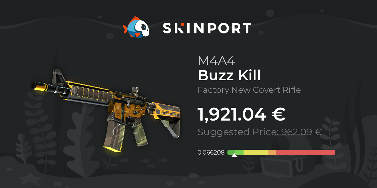 M4A4 | Buzz Kill (Factory New) - Counter-Strike 2 - Skinport