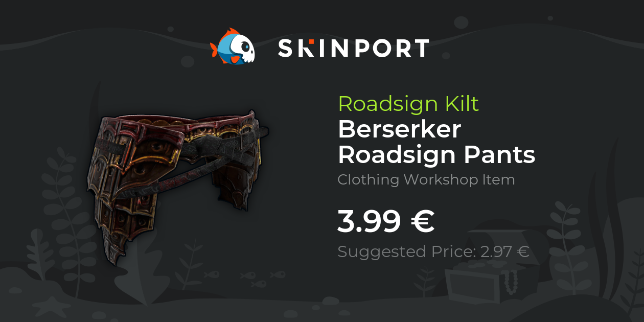 Berserker Roadsign Pants - Rust - Skinport