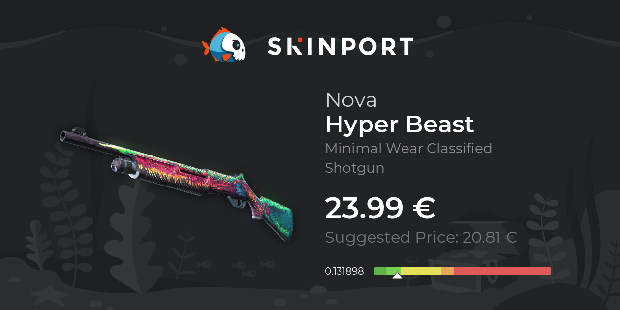 Nova | Hyper Beast (Minimal Wear) - Counter-Strike 2 - Skinport