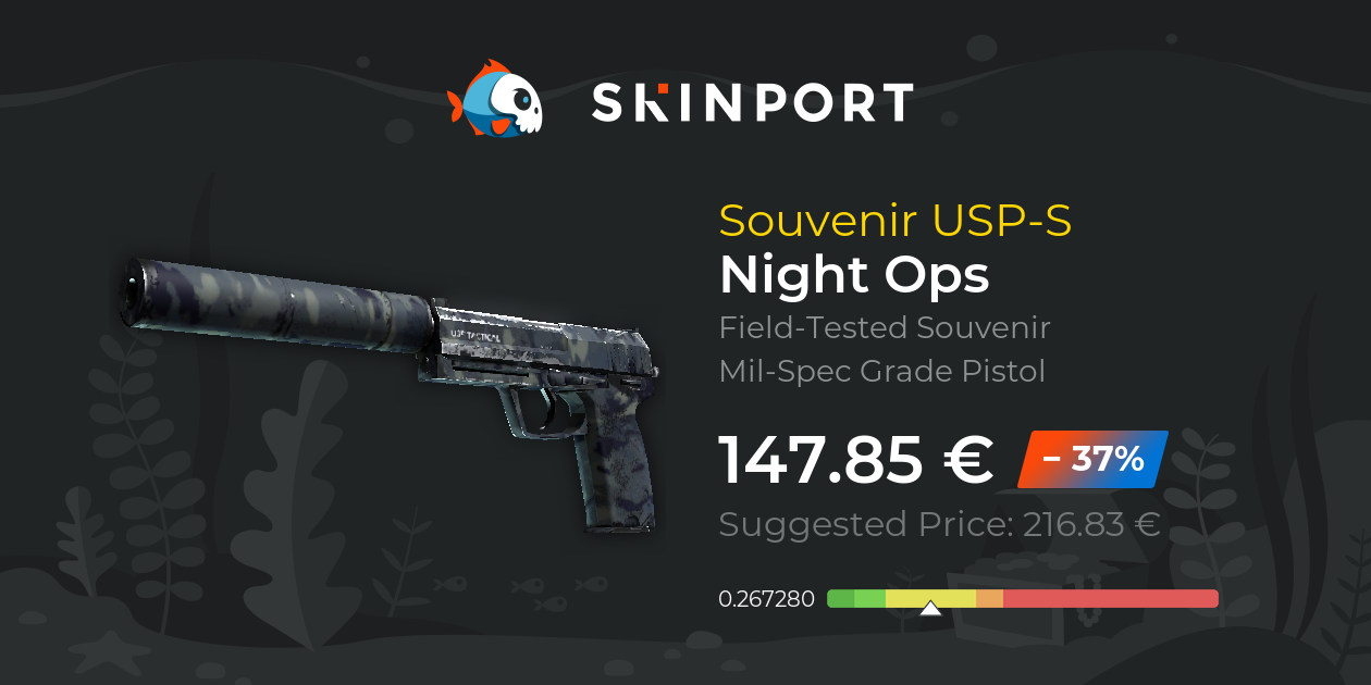Souvenir USP-S | Night Ops (Field-Tested) - CS2 - Skinport