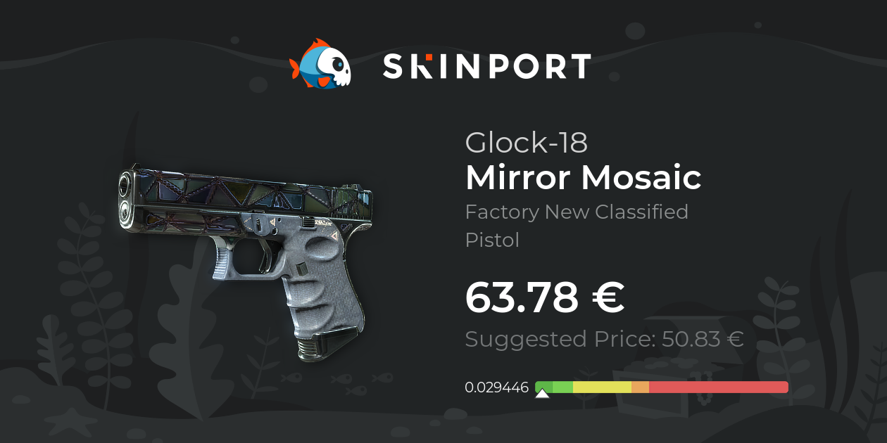 Glock-18 | Mirror Mosaic (Factory New) - Counter-Strike 2 - Skinport