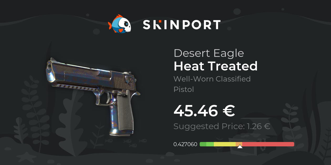 Desert Eagle | Heat Treated (Well-Worn) - Counter-Strike 2 - Skinport