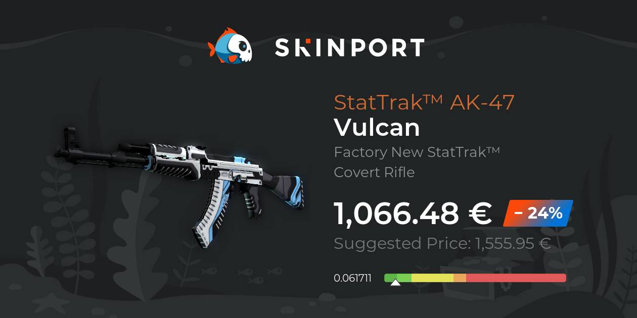 StatTrak™ AK-47 | Vulcan (Factory New) - CS2 - Skinport