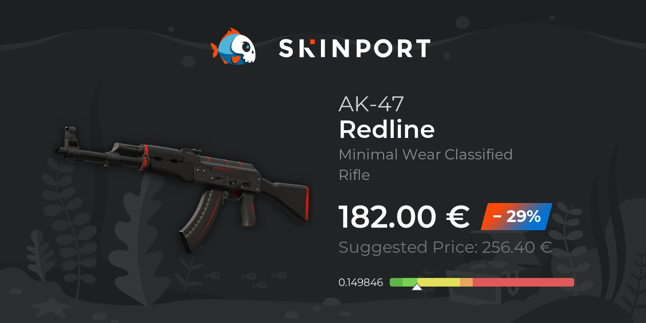 AK-47 | Redline (Minimal Wear) - Counter-Strike 2 - Skinport
